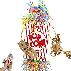 Bonka Bird Toys 2318 Popcorn Explosion Medium Large Bird Toy Amazons Conure African Greys and Other Similar Birds