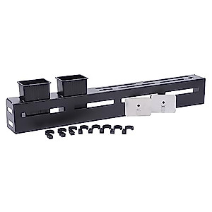 FUNOMOCYA Knife Holder Block Holder Wall Utensils Holder Wall Mounted Shelves for Storage Hanging Holder Kitchen Knife Storage Pot Lid Holder Cutter Storage Rack Stainless Steel Black