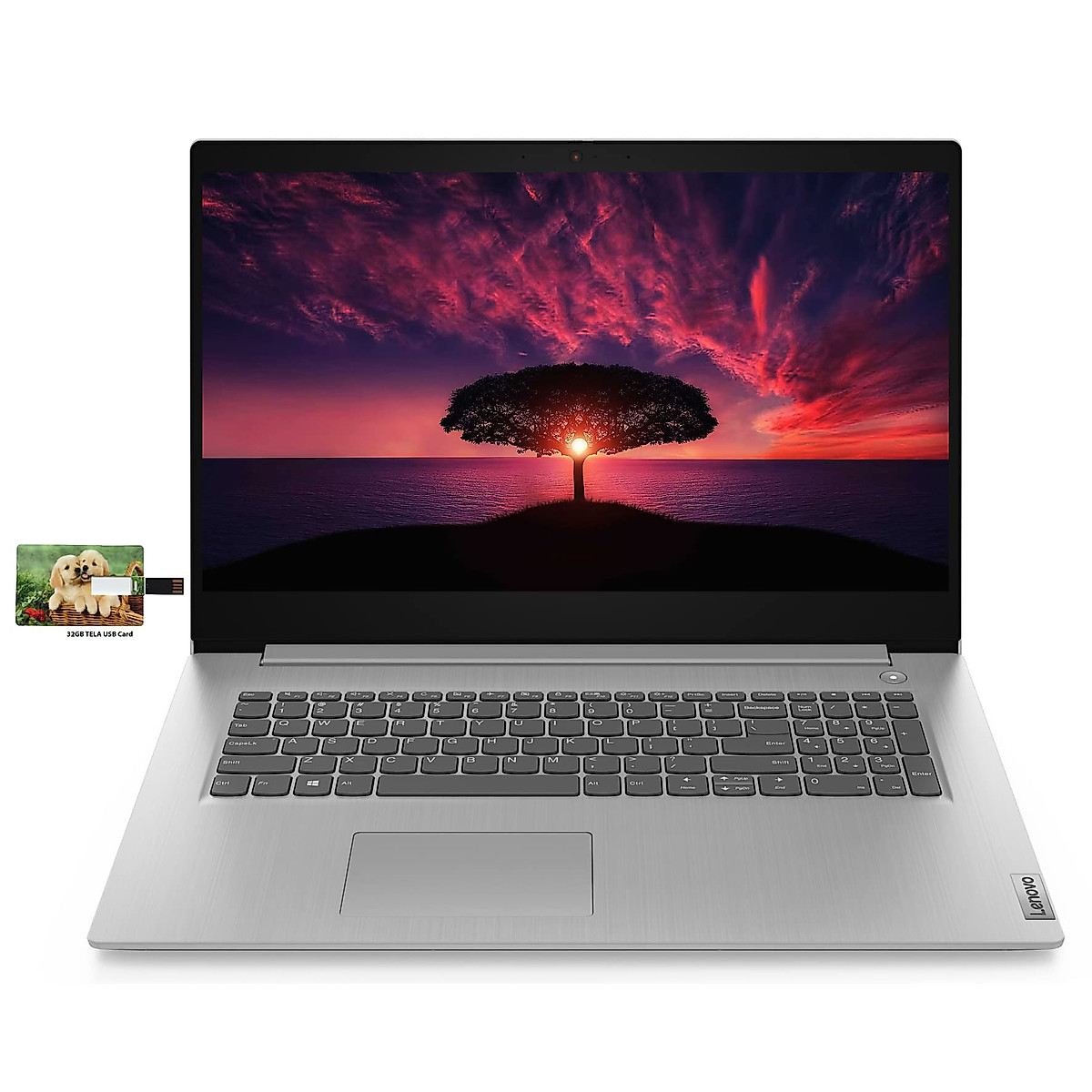 44 NewLenovo IdeaPad 3 Business Laptop, 17.3" HD Display, Intel Core i5-1035G1, Windows 11 Pro, 20GB RAM, 1TB SSD, WiFi, Bluetooth, 32GB Tela USB Card