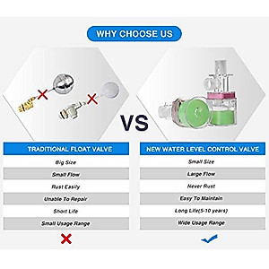 1/2" Inside Type and High Flow Water Level Control Valve