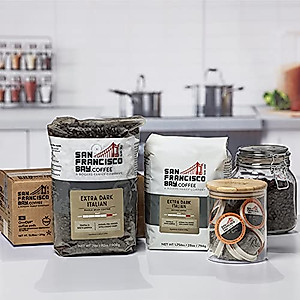 San Francisco Bay Ground Coffee - Extra Dark Italian (28oz Bag), Dark Roast