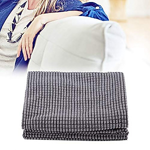 BORDSTRACT 2PCS Armrest Covers, Thick Couch Cover Armchair Slipcovers, Stretch Sofa Arm Covers Protector, for Chair Sofa Recliner Waterproof Dustproof(Light Gray)