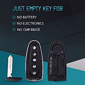 Compatible with Ford Explorer Escape Key Fob Replacement for Ford Flex Edge Focus Taurus Lincoln MKS MKT MKX Key Fob Shell Case Cover Keyless Entry Remote (Empty Shell) P/N: M3N5WY8609