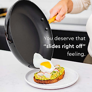 Black and Gold Pots and Pans Set Nonstick - 15PC Luxe Black Pots and Pans Set Non Toxic - Induction Compatible, PFOA Free Black and Gold Cookware Set & Gold Kitchen Utensils - Gold Kitchen Accessories