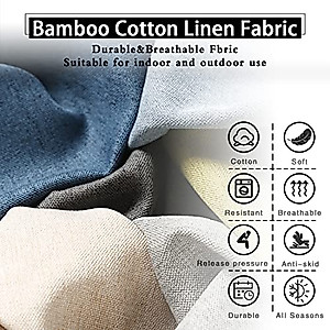 Lsjoaw Chair Cushions for Dining Chairs 15.7X15X13X1.2IN(1 Piece) Dining Room Seat Cushion Memory Foam Non Slip Kitchen Chair Pad with Ties Removable Cover,Black