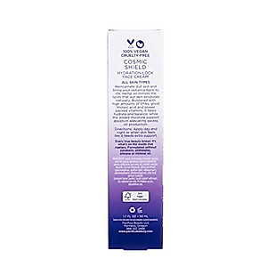 Pacifica Beauty Cosmic Shield Hydration Lock Face Cream, For All Skin Types, Vegan and Cruelty Free, Orange, 1.7 Count