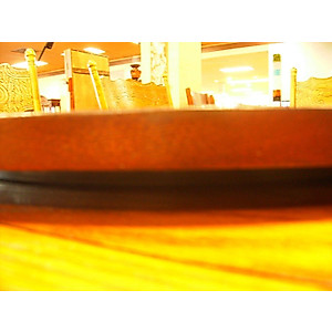 2517 Dark Cherry Lazy Susan By Crown Mark 22' Diameter