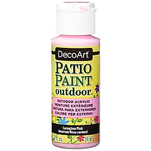 DecoArt Patio Paint, 2-Ounce, Carnation Pink