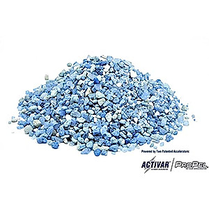 National Blue Ice Melt 20lb Bag - Fast Acting Ice Melter - Pet, Plant and Concrete Friendly, Environmentally Safe - Free of Magnesium Chloride - Melts to -15°F