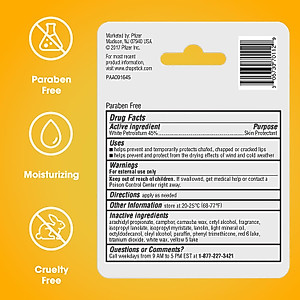 ChapStick Classic Original Lip Balm – Moisturizing Lip Care for Dry, Cracked Lips, 0.15 Oz Ea