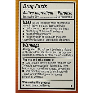 Yeegfeyuu Beutlich LP Pharmaceuticals Hurricaine Topical Anesthetic Gel, Pi?a Colada, 1 Ounce- Pack of 2