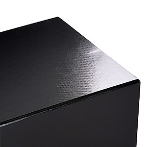 6 Pack Magnetic Gift Boxes with Lids, 9.5 x 7 x 4 Inches for Birthday, Wedding, Groomsman and Bridesmaid Proposal Box (Gloss Black)