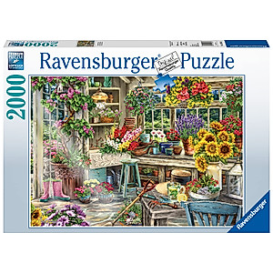Ravensburger Gardener's Paradise 2000-Piece Puzzle - Designed for Adults | Unique Softclick Technology | Glare-Free Image | Unique Puzzle Piece Shape | Ideal Gift for Puzzle Enthusiasts