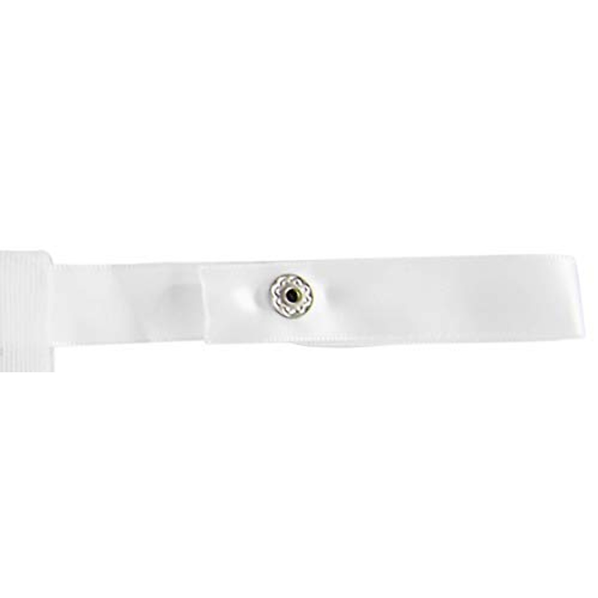 Home-X Hidden Undercover Wallet for Women-Bra Wallet, Stash Your Cash, Hidden Travel Pouch, Washable-Stash Credit Cards, Money, Keys-Adjustable Elastic Strap- 4" L x 2 7/8" W (White)