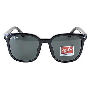 Ray-Ban RB4401D Square Sunglasses, Black/Dark Grey, 57 mm