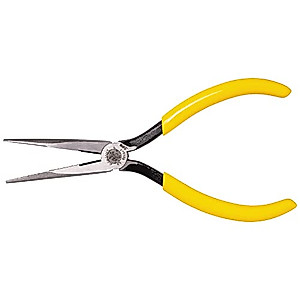 Klein Tools D203-7 Needle Nose Pliers, Long Nose Side Cutters, Heavy Duty Alligator Pliers, 7-Inch