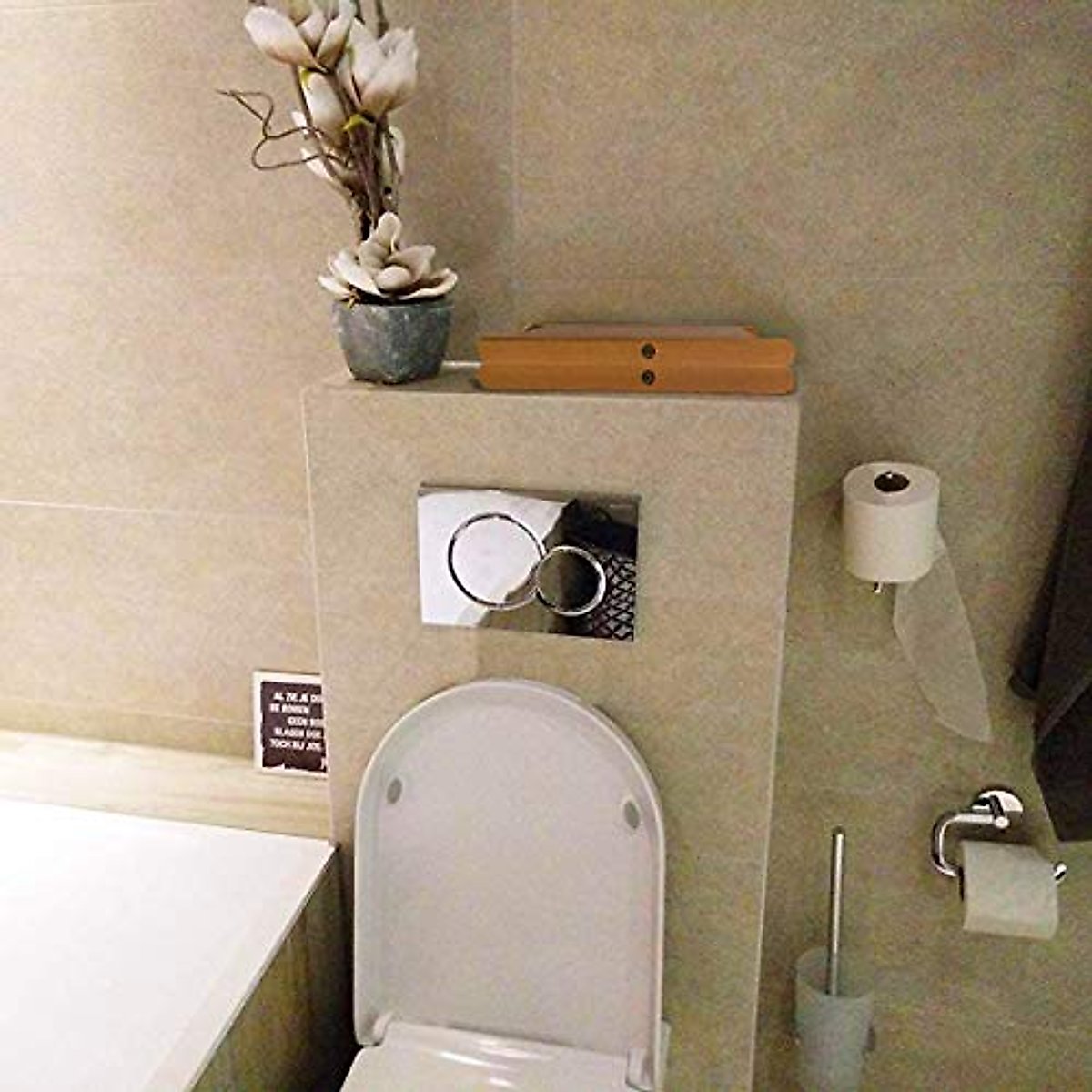 Folding Squatting Stool (1 Pair), Multi-Function Foldable 7-9" Height Squatting Toilet Step Poop Stool,Multi-Function Toilet Stool Portable Step for Adult Home Bathroom