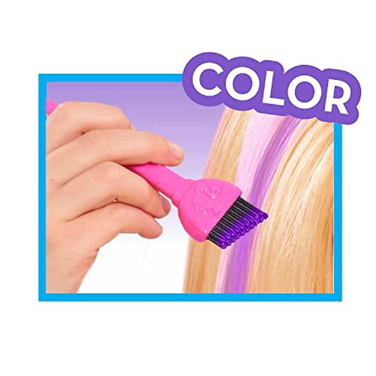 Barbie Unicorn Party 26-piece Deluxe Styling Head, Blonde Hair, Pretend Play, Kids Toys for Ages 5 Up by Just Play