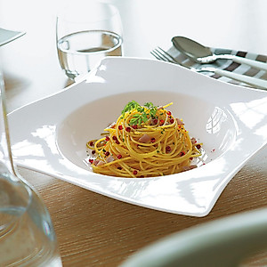 Villeroy & Boch New Wave Pasta Plate, White, Large