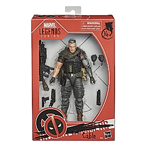 Marvel Hasbro Legends Series X-Men 15-cm Collectible Cable Action Figure Toy, Includes 5 Accessories, for Children Aged 14 and Up