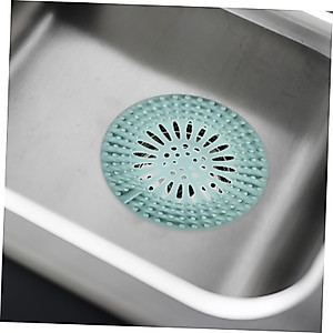 Homoyoyo Kitchen Sink 4pcs Flat Cover Silicone Catchers Strainers Kit Kitchen Stoppers Bath Sink Drain Hair Shower Plugs