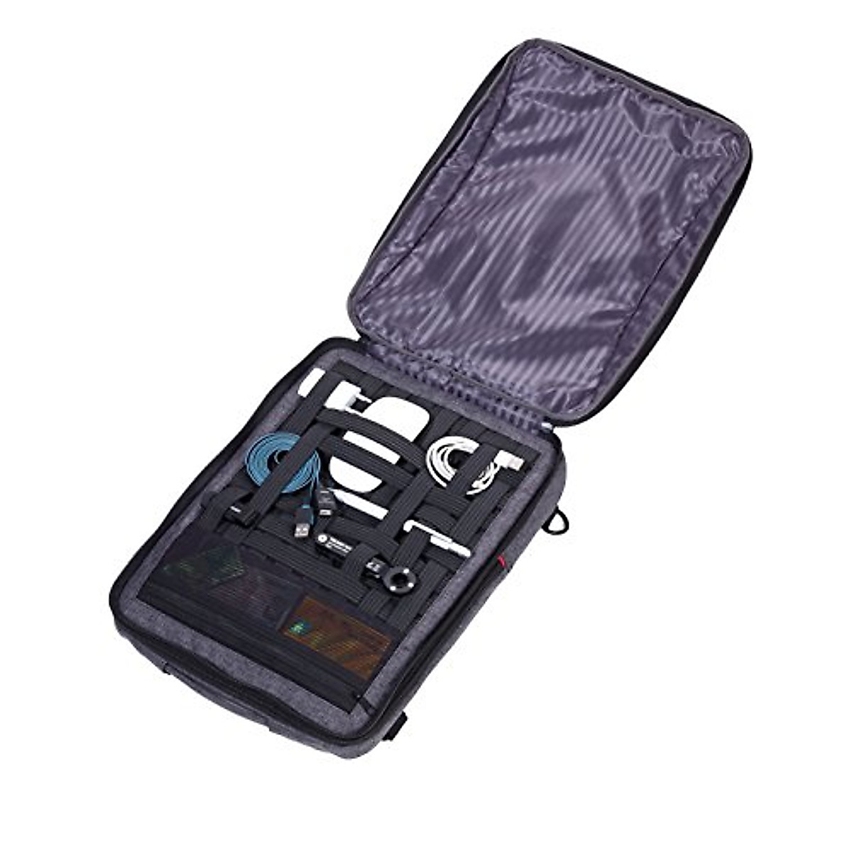 Troika SAFTSACK - RUC70/GY - Business Rucksack - USB charging port, work, university - for charging electronic devices - for documents, laptop, tablet (up to 13''), accessories (EDC) original