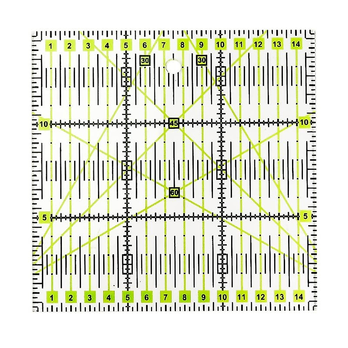 Phicus 3pcs /Set Acrylic Multi-Function Clothing Clear Ruler Sewing Patchwork Feet Tailor Yardstick Cloth Cutting Rulers - Sewing Tools & Accessory - - (Color: 1set)