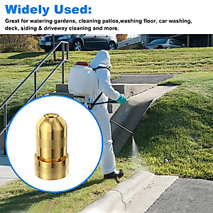 6-6000 Brass Sprayer Cone Nozzle For Cha-p Industrial Sprayers 1941,1831,1480,1449,21250XP,21240XP,97700N,97600N- Adjustable Garden Sprayers Accessories - 2 Pack