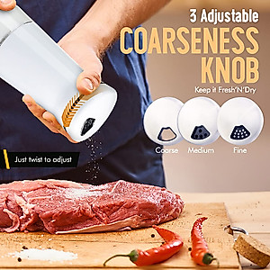 Butter dish set N salt and pepper shaker set Bundle [White]