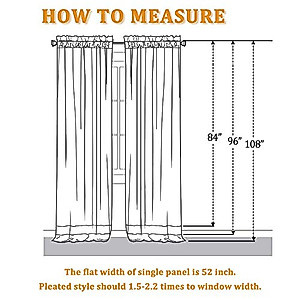 RYB HOME Velvet Curtains 84 inches - Super Soft Home Decor Room Darkening Curtains for Living Room, Thermal Insulated Velvet Drapes for Bedroom Theatre Decoration, W52 x L84 inch, Marigold, 2 Pcs