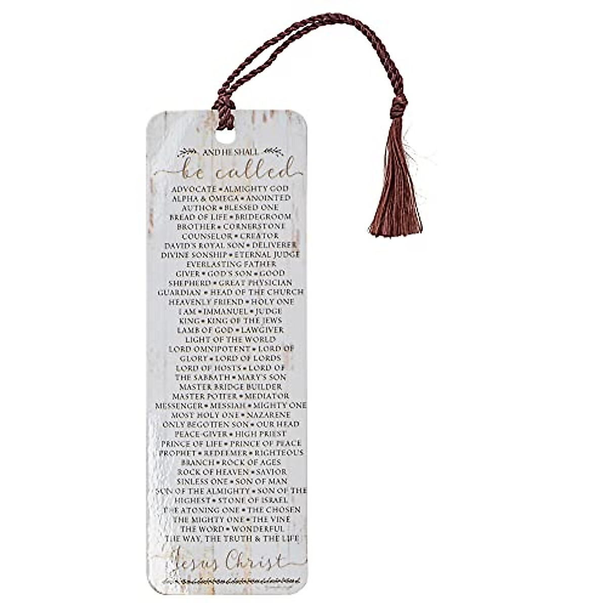 and He Shall Be Called Cardstock Tassel Bookmark Pack of 12