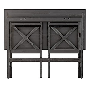 Winsome Wood Xander Computer Desk, Oyster Gray