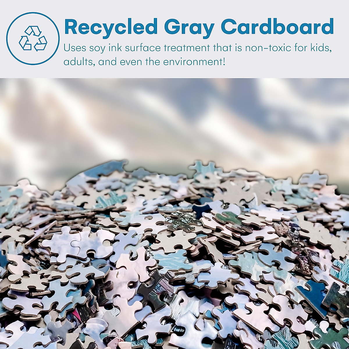 Enovoe Puzzles for Adults 1000 Pieces - Featuring Moraine Lake Alberta - Challenging and Educational Masterpieces Puzzle for Kids - Large, 27x 20 inches - Jigsaw Puzzles 1000 Pieces for Adults