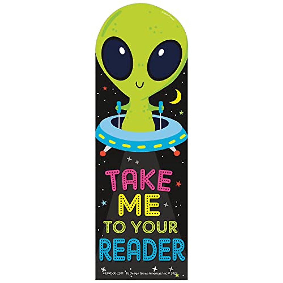 Eureka Take Me to Your Reader Green Apple Scented Bookmarks, Pack of 24