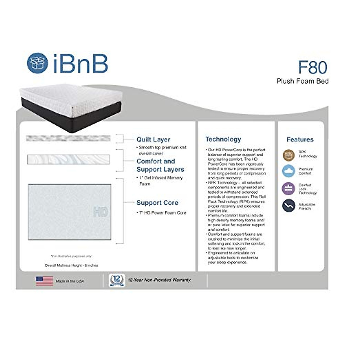 F80 Smooth, Bed-in-a-Box (Twin_XL)