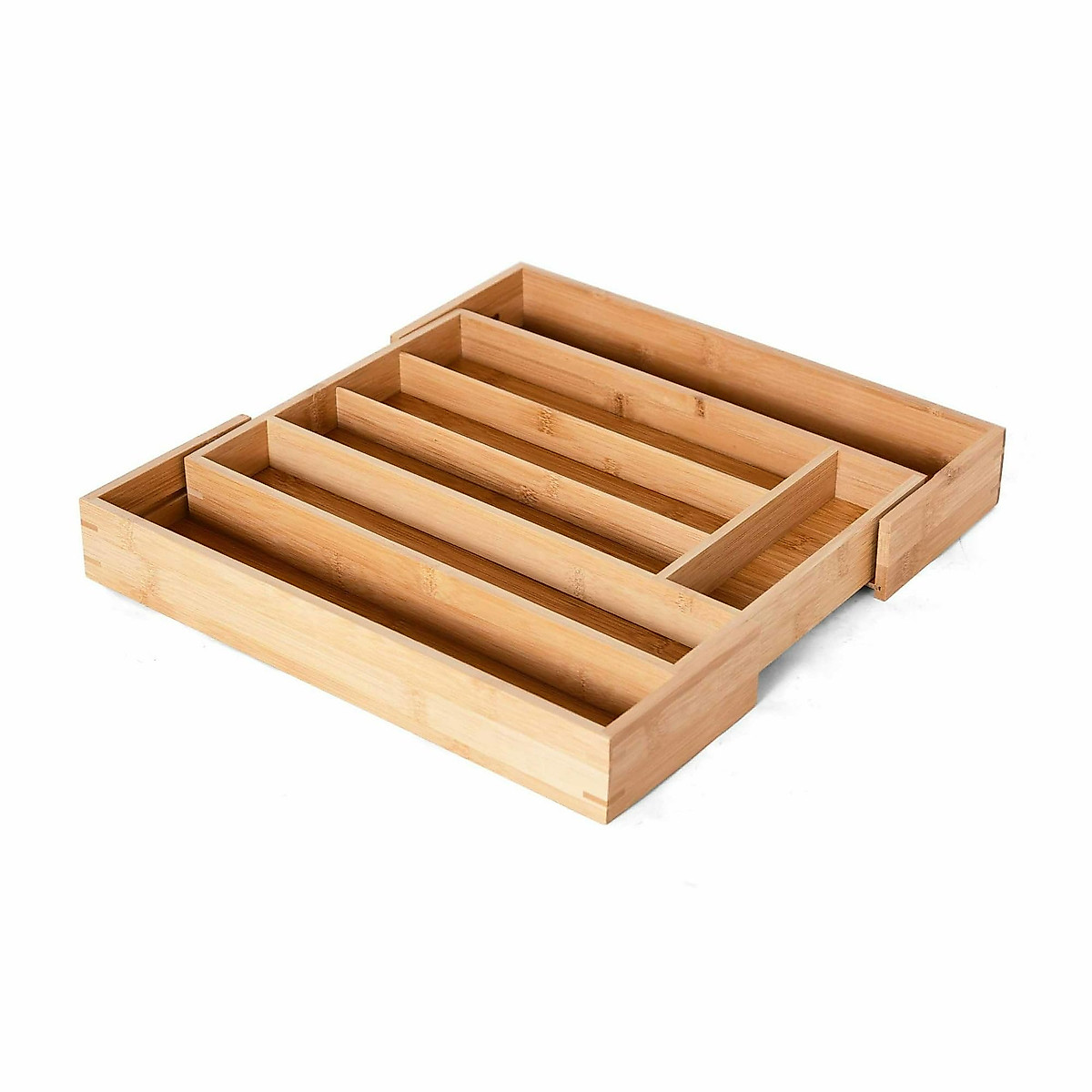 Copco Flatware Expandable Bamboo Drawer Organizer