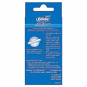 Glide Threader Floss, 30 Single-Use Packets each (Value Pack of 3)