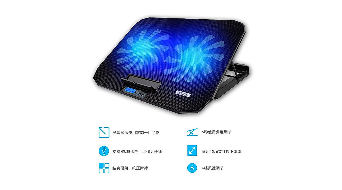 LEJN Pink Laptop Cooling Pad for Gamers