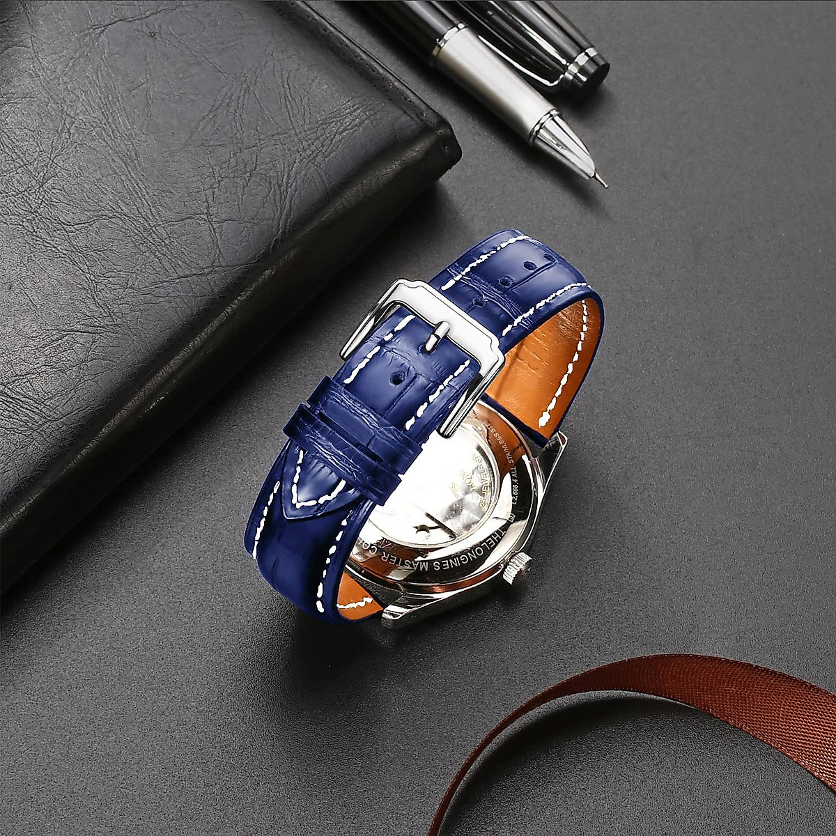 Moran Quick Release Leather Watch Band 20mm Compatible Garmin Vivoactive 3 VenuVenu sq2 plusVivomove HR Replacement Strap for Garmin Forerunner 245645 MusicInstinct 2S Fenix 7S6S5S plus