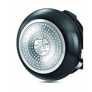 Prestige Deluxe Duo Plus Pressure Cooker, 2 Litre, Black