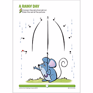 School Zone - ABC Dot-to-Dots Workbook - 32 Pages, Ages 3 to 5, Preschool, Kindergarten, Connect the Dots, Alphabet, Letter Puzzles, and More (School Zone Get Ready!™ Activity Book Series)