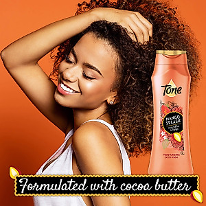Tone Body Wash, Mango Splash,18 Fl Oz (Pack of 6)