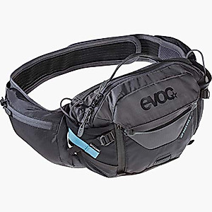Evoc, Hip Pack Pro, Hydration Bag, Volume: 3L, Bladder: Not inlcuded, Black/Carbon Grey