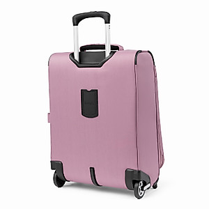 Travelpro Maxlite 5 Softside Expandable Upright 2 Wheel Carry on Luggage, Lightweight Suitcase, Men and Women, Orchid Pink Purple, Carry On 20-Inch