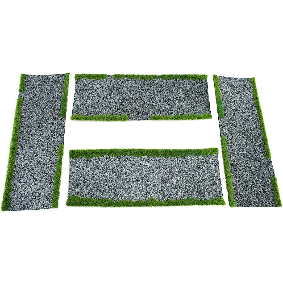 War World Gaming Road Straight Sections Set of 4 – 28mm Wargaming Scenery Terrain Model Diorama