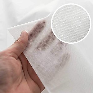 40" Wide by The Yard Spunbond Breathable Anti Splash Resistant Non-Fusible Nonwoven Interfacing 60g/m², Non-Woven Fabric, Width 100cm, Polypropylene 100% Air Filter Made in Korea (1 Yard x 3 Pieces)