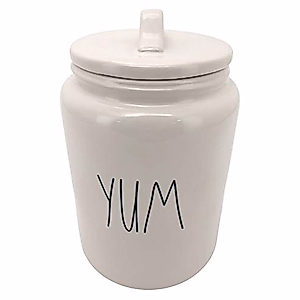 Rae Dunn by Magenta Large Letter YUM Canister Artisan Collection