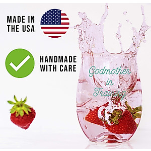 Personalized Printed 17oz Stemless Wine Glass, Gifts for Women, Customized Christmas Gifts, Unique Custom Gifts for Mother's Day, Customizable Bridesmaid Birthday Wine Tumbler, Your Text Here