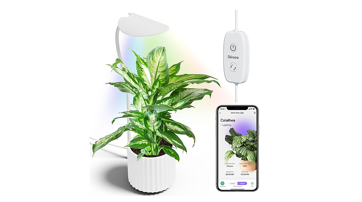 Diivoo Smart Grow Light – Full Spectrum LED for Plants