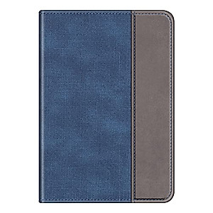 Fintie Passport and Vaccine Card Holder Combo, Cover Case with CDC Vaccination Card Slot, PU Leather Passport Cover Case for Women Men (Denim Indigo)